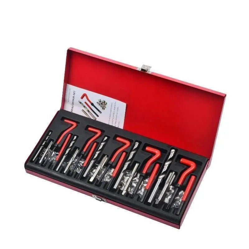 Pack complet Filet rapporté Helicoil 131 pièces - M5 M6 M8 M10 M12